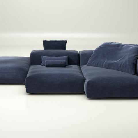 vetsak | Sofa Set 09 - The Island - suave - navy | Modular Sofa | 7 Se ...